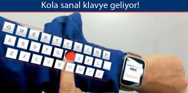 Kola sanal klavye geliyor! - New Göktürk Dergisi